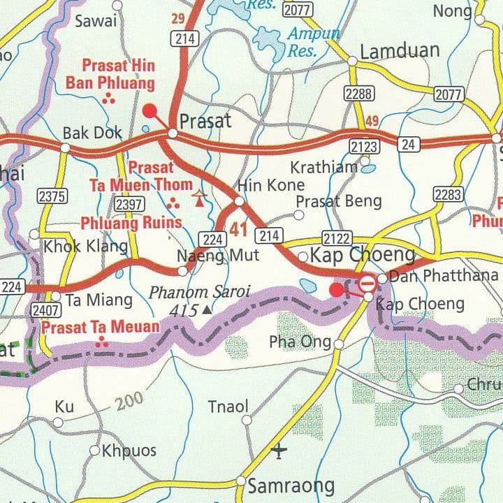 Thailand Road Map - Reise