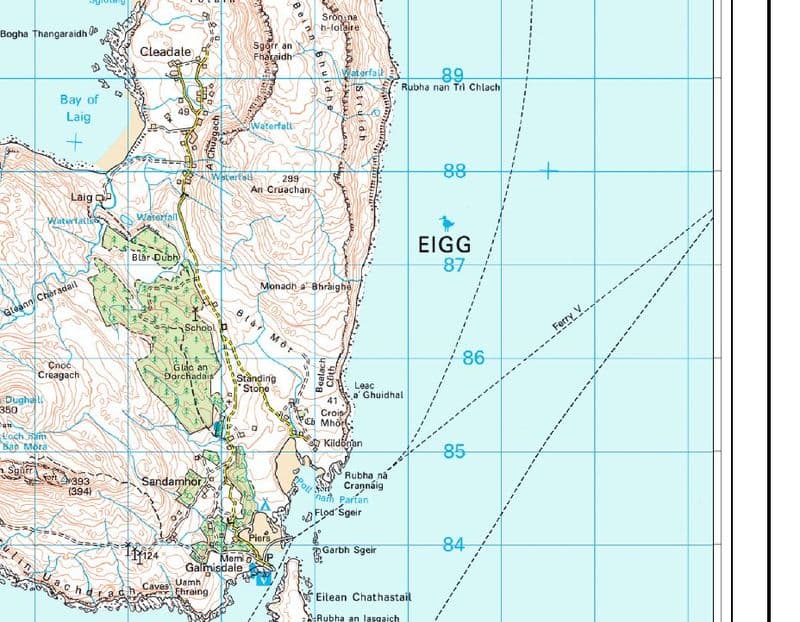 The Small Isles - Wall Map - 1 50 000 - The Map Centre Press