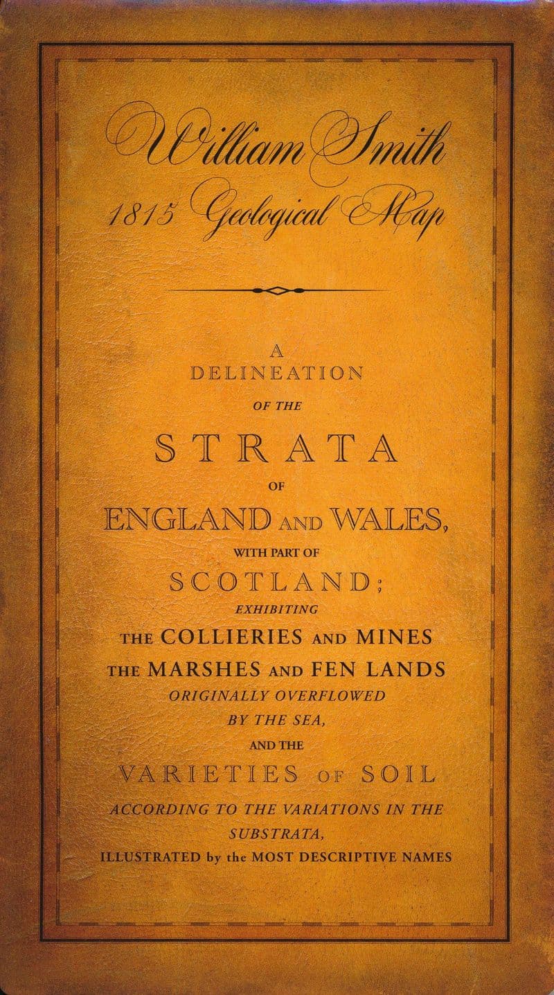 The William Smith Map of 1815 - Folded Map