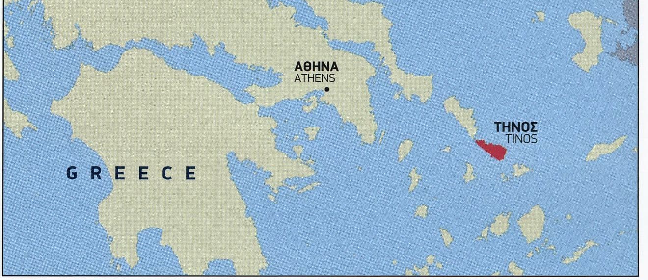 Tinos - 1 30 000 Terrain Hiking Map 308