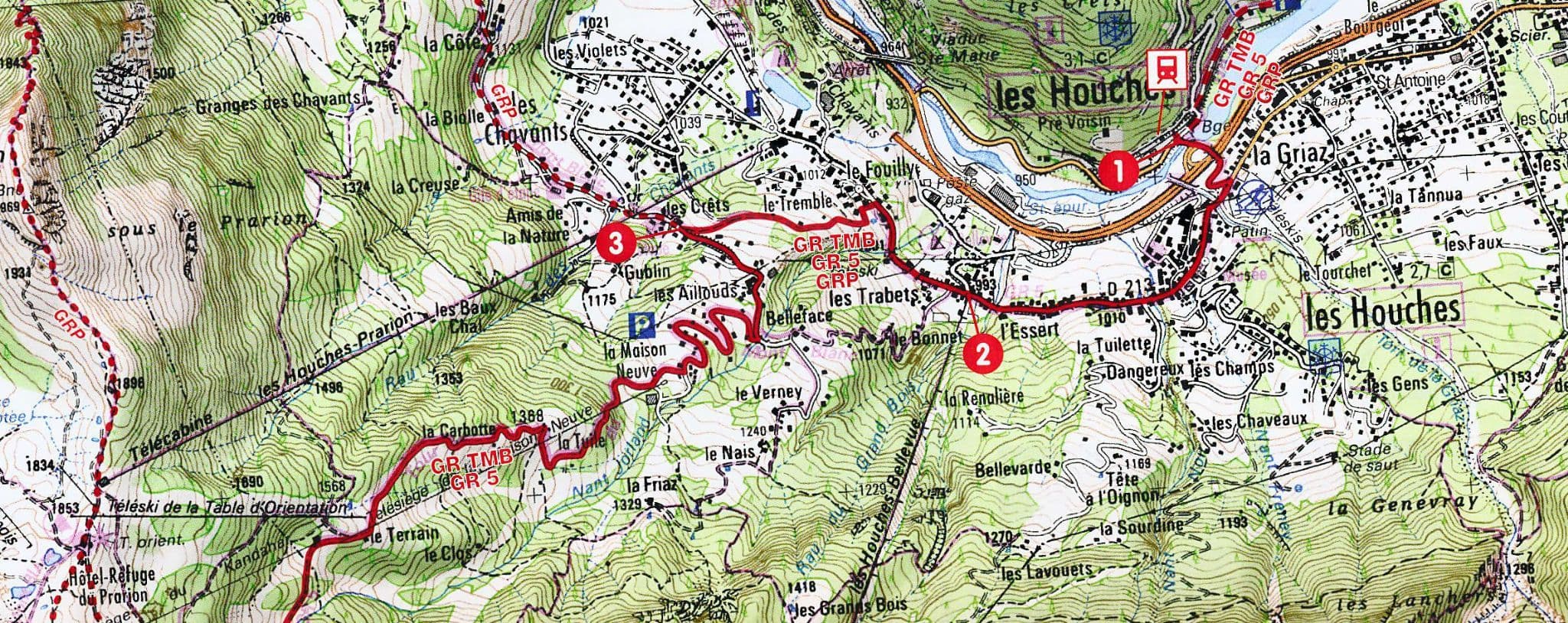 Tour du Mont Blanc FFR Topo Guide 028