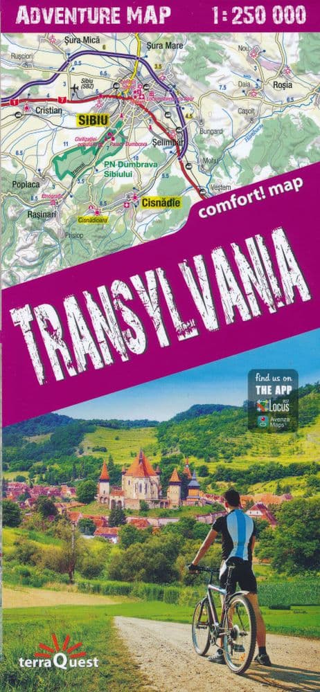Transylvania - Tourist Map - TerraQuest