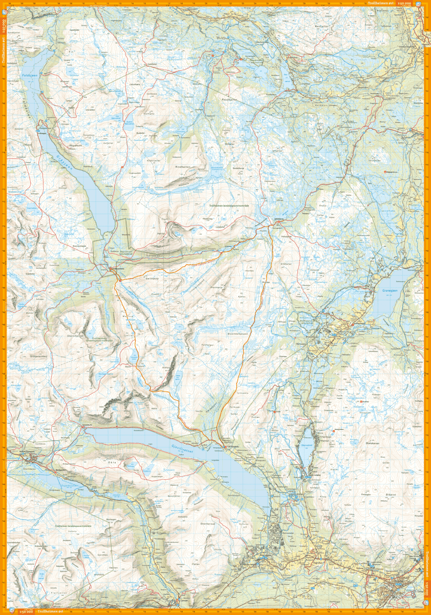 Trollheimen - Hiking Map - Calazo BD 390