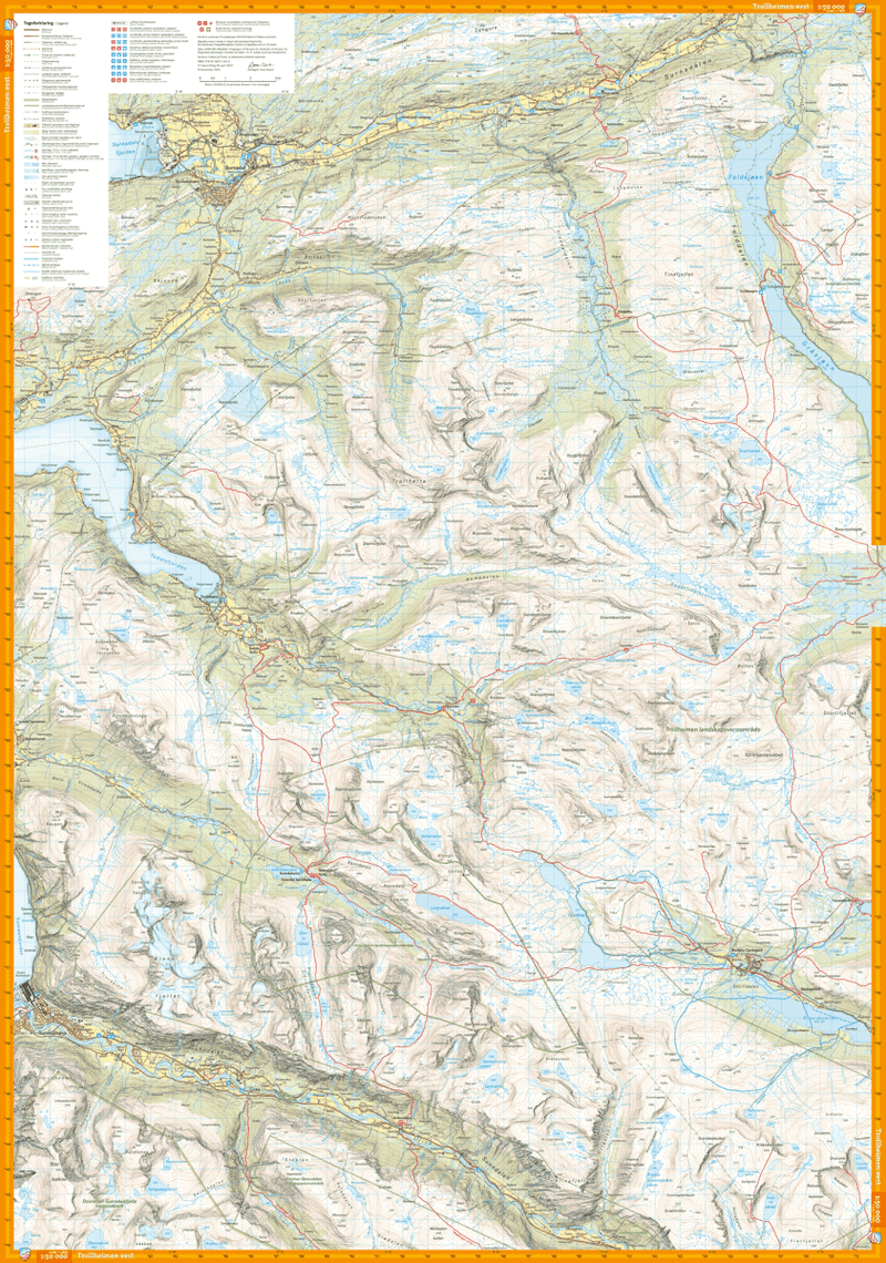 Trollheimen - Hiking Map - Calazo BD 390