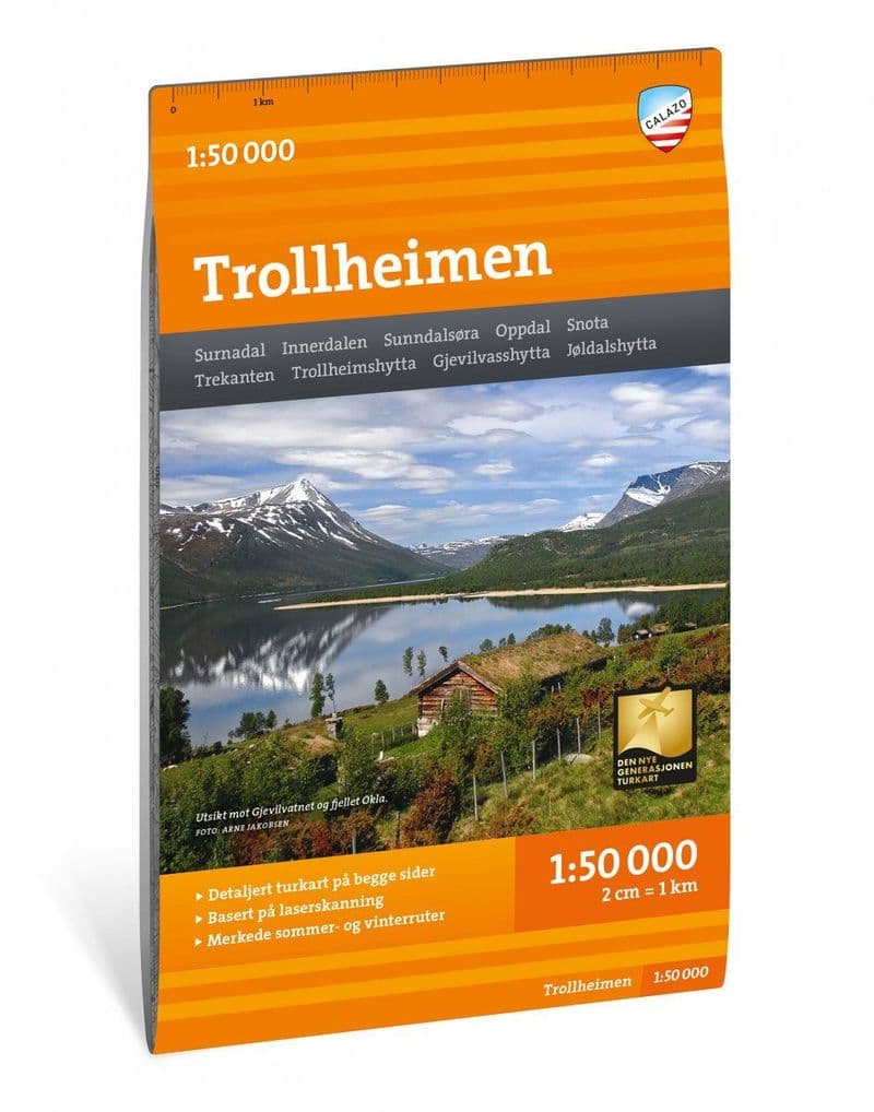 Trollheimen - Hiking Map - Calazo BD 390