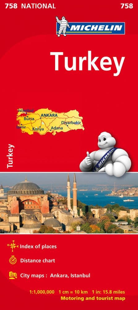 Turkey - Michelin National Map 758
