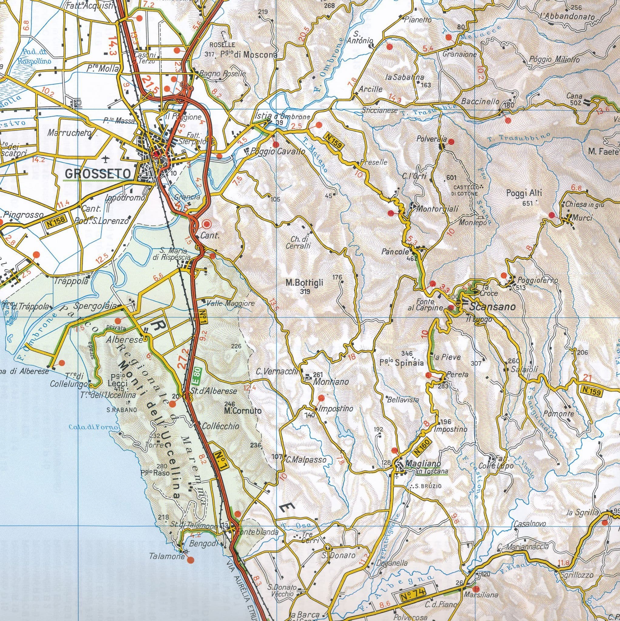 Tuscany Road Map Detailed Italy Road Trip Part 1: Tuscany