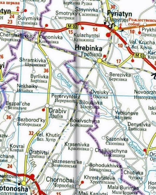 Ukraine - Road Map - Reise