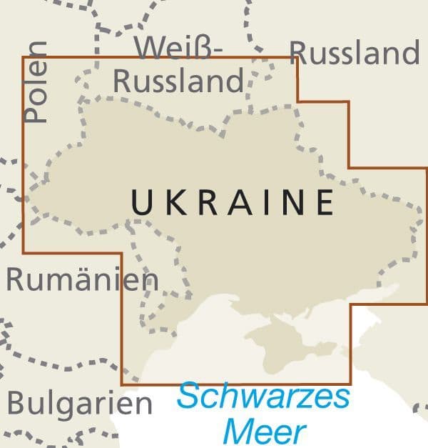 Ukraine - Road Map - Reise