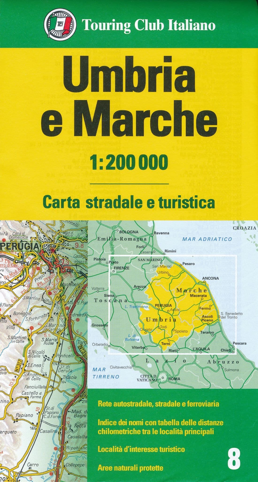 Map Of Italy Marche
