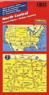US North Central Driving Map - Hallwag 02