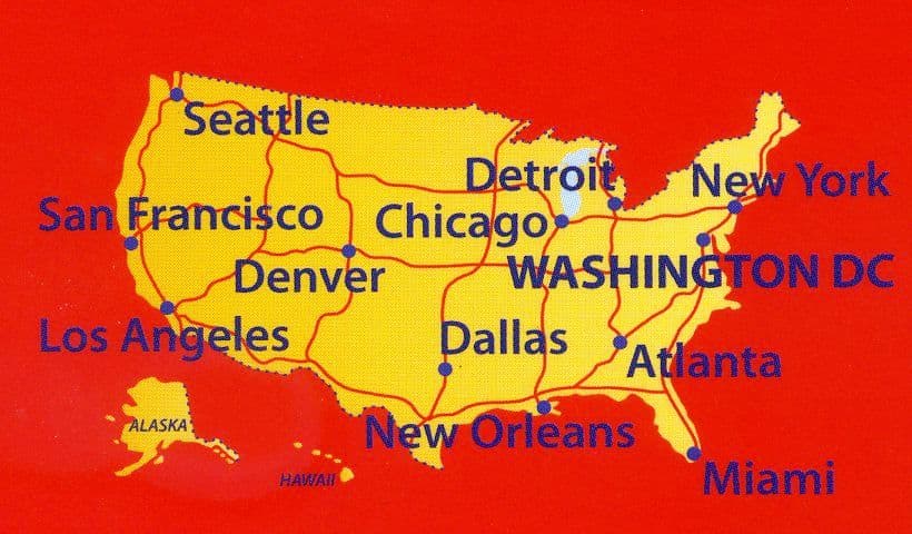 USA - Michelin National Map 761