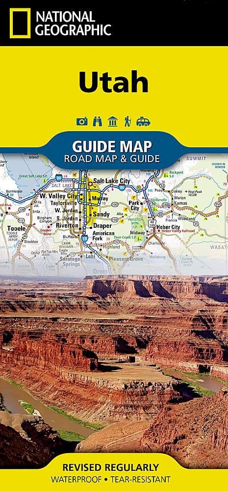 Utah Road Map & Travel Guide GM44