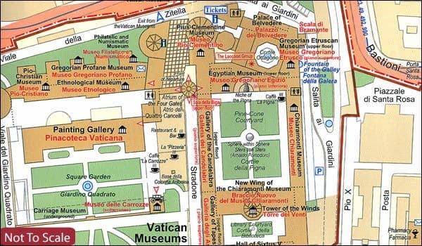 Vatican City Map - Gizi
