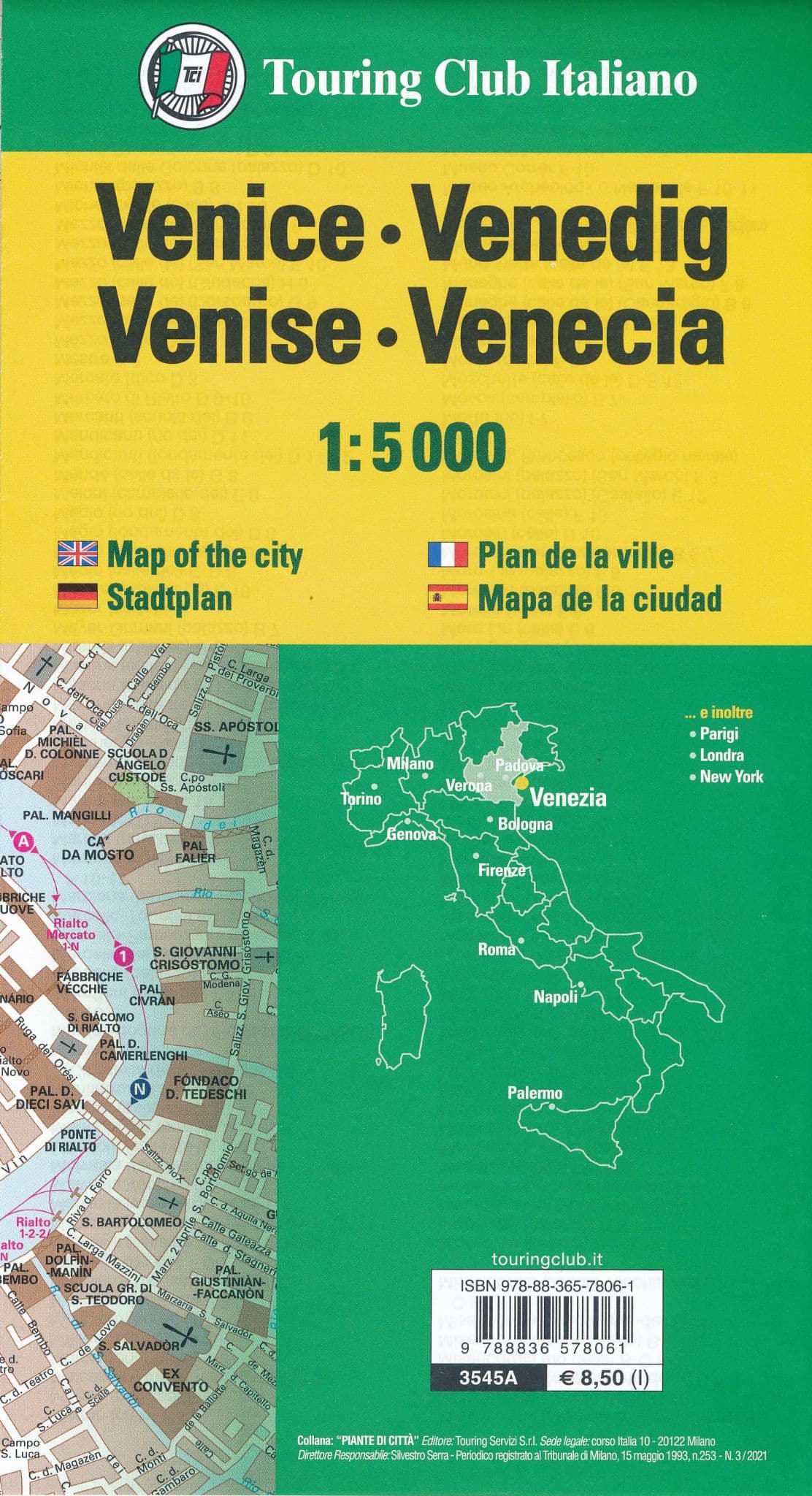 Venice Street Map - TCI