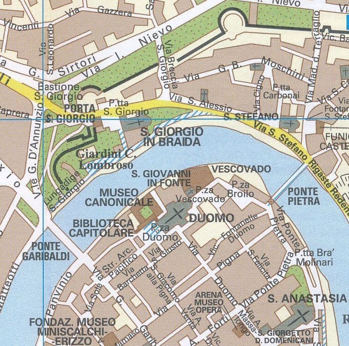Verona Italy City Centre Map Verona Travel Guide, Veneto | Tuscany Now