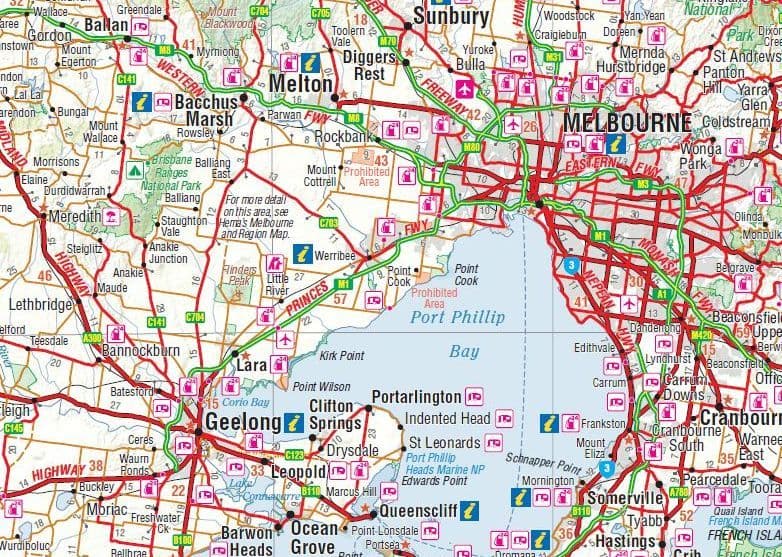 Victoria - Handy State Road Map - Hema 3 12H