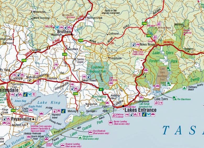 Victoria - Large State Road Map - Hema 3 12L