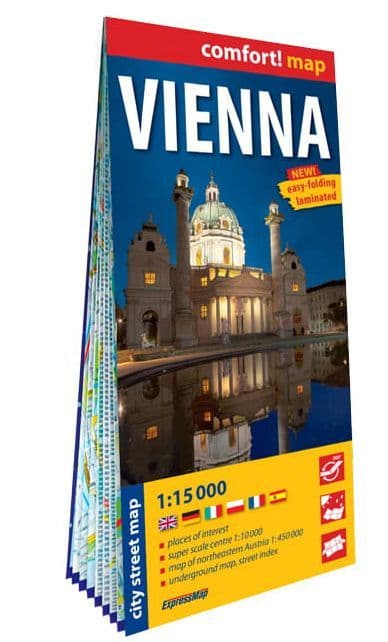Vienna - Street Map Laminated Folded - Express