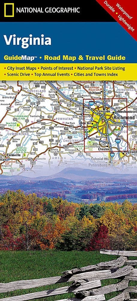 Central Virginia Road Map