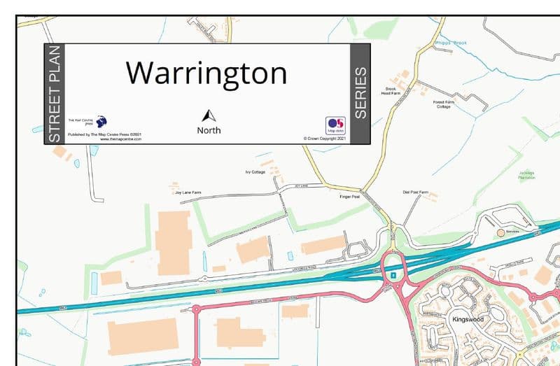 Warrington Street Map