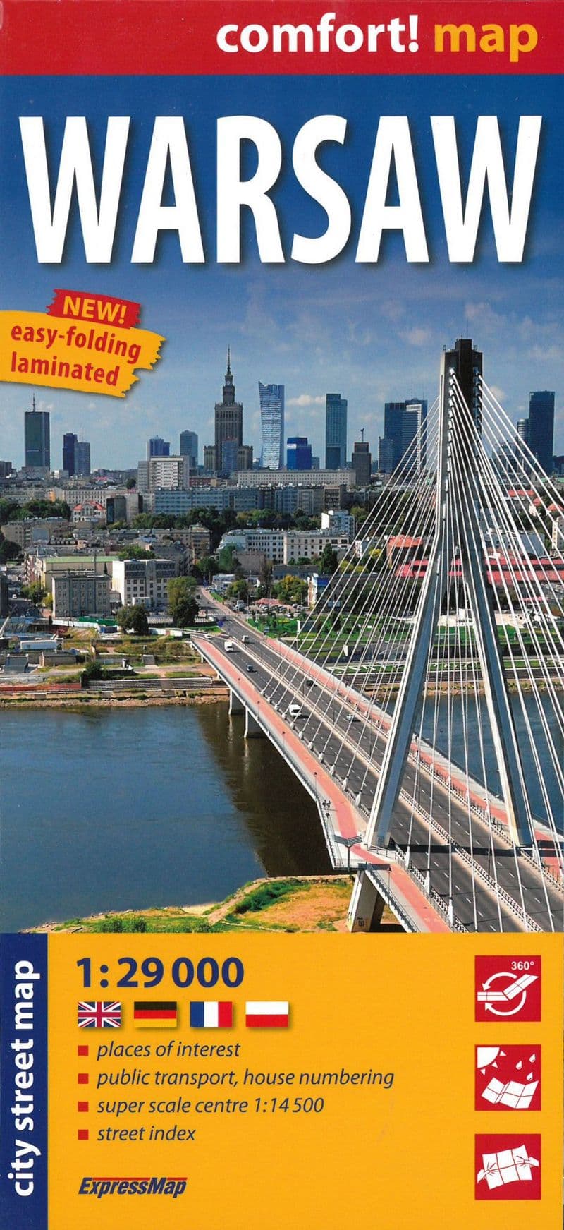 Warsaw - Street Map - Comfort & x28;EXP& x29;