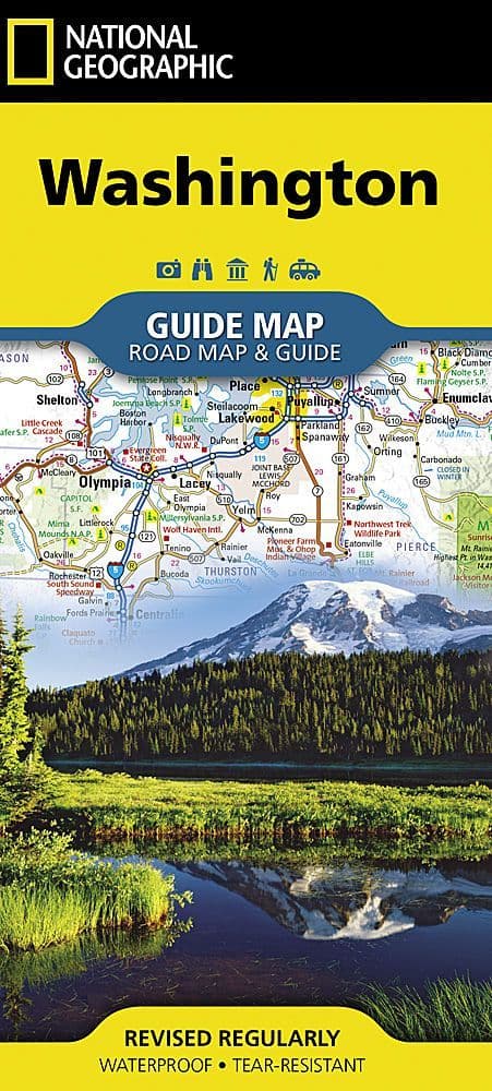 Washington Road Map & Travel Guide GM48