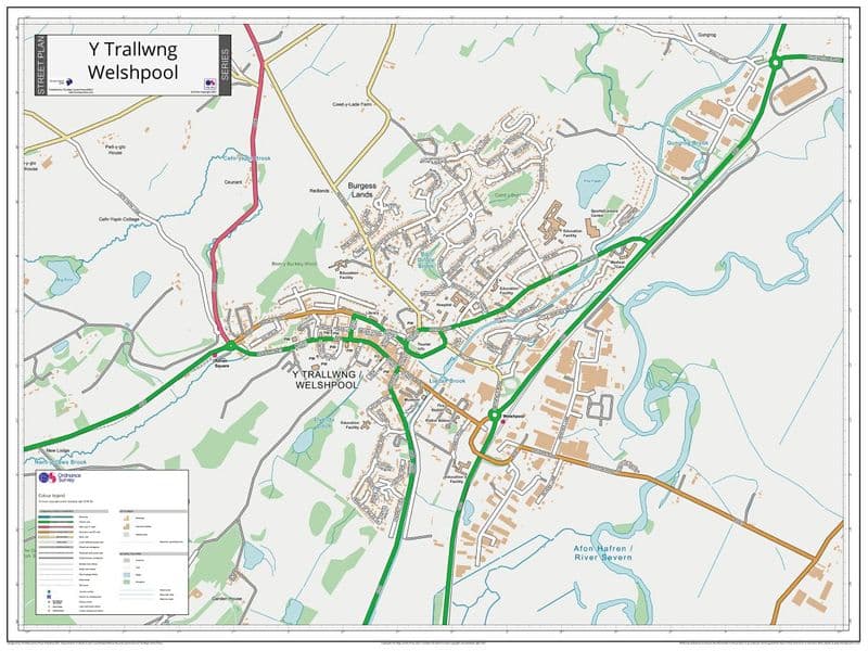 Welshpool Street Map