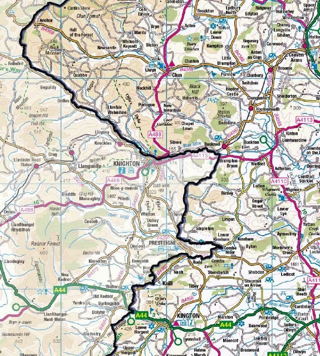 West Midlands - Region of England Wall Map