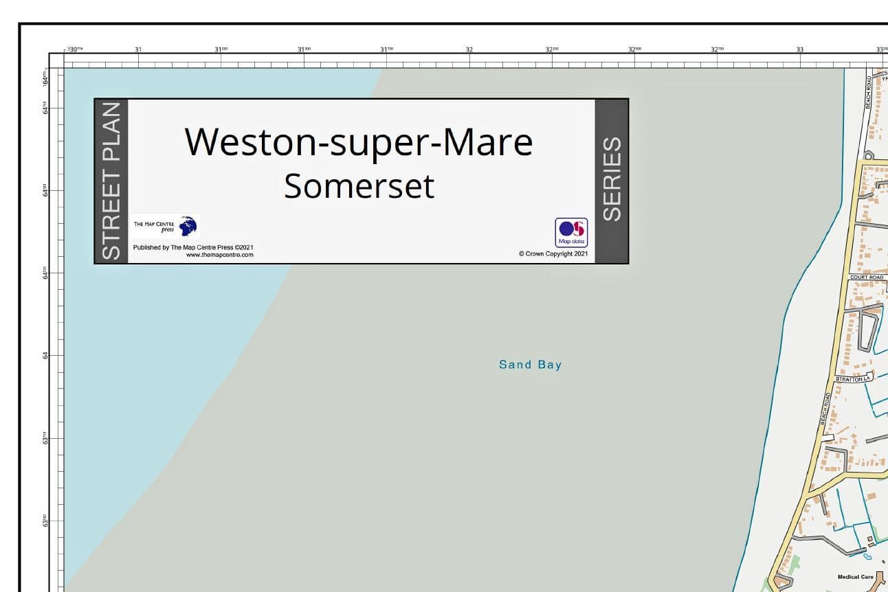 Weston-super-Mare Street Map
