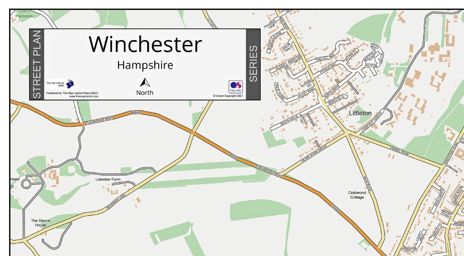 Winchester Street Map