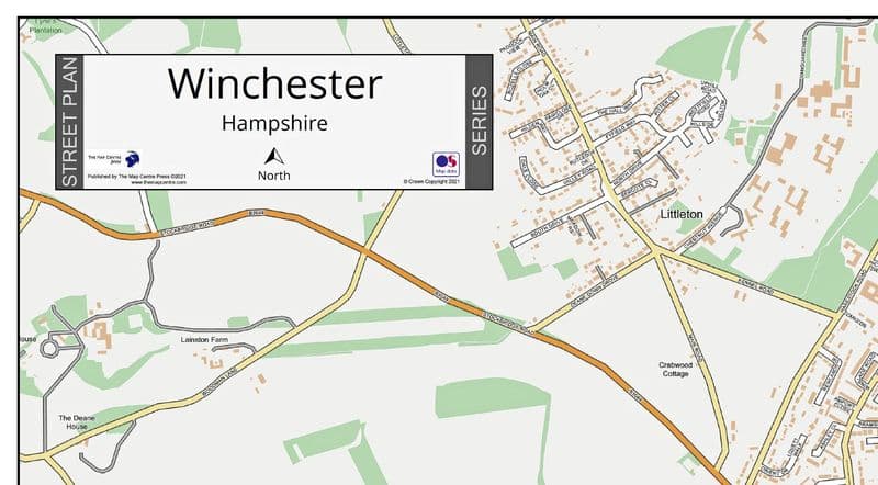 Winchester Street Map
