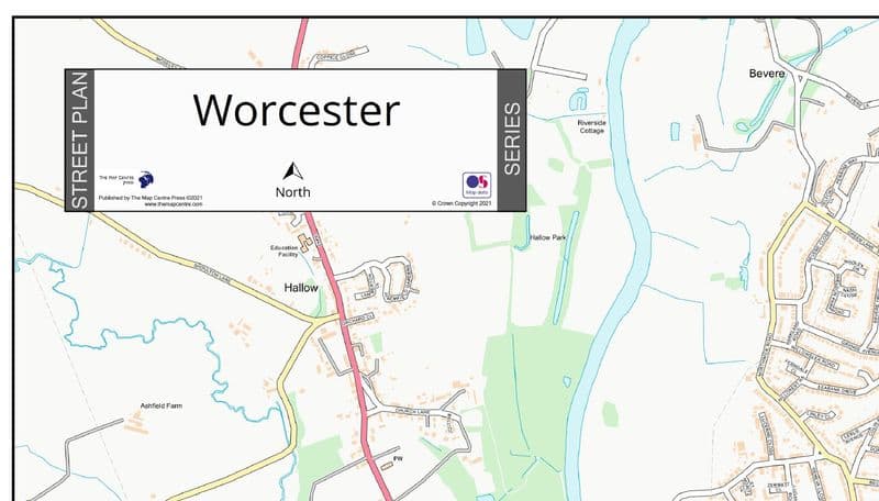 Worcester Street Map