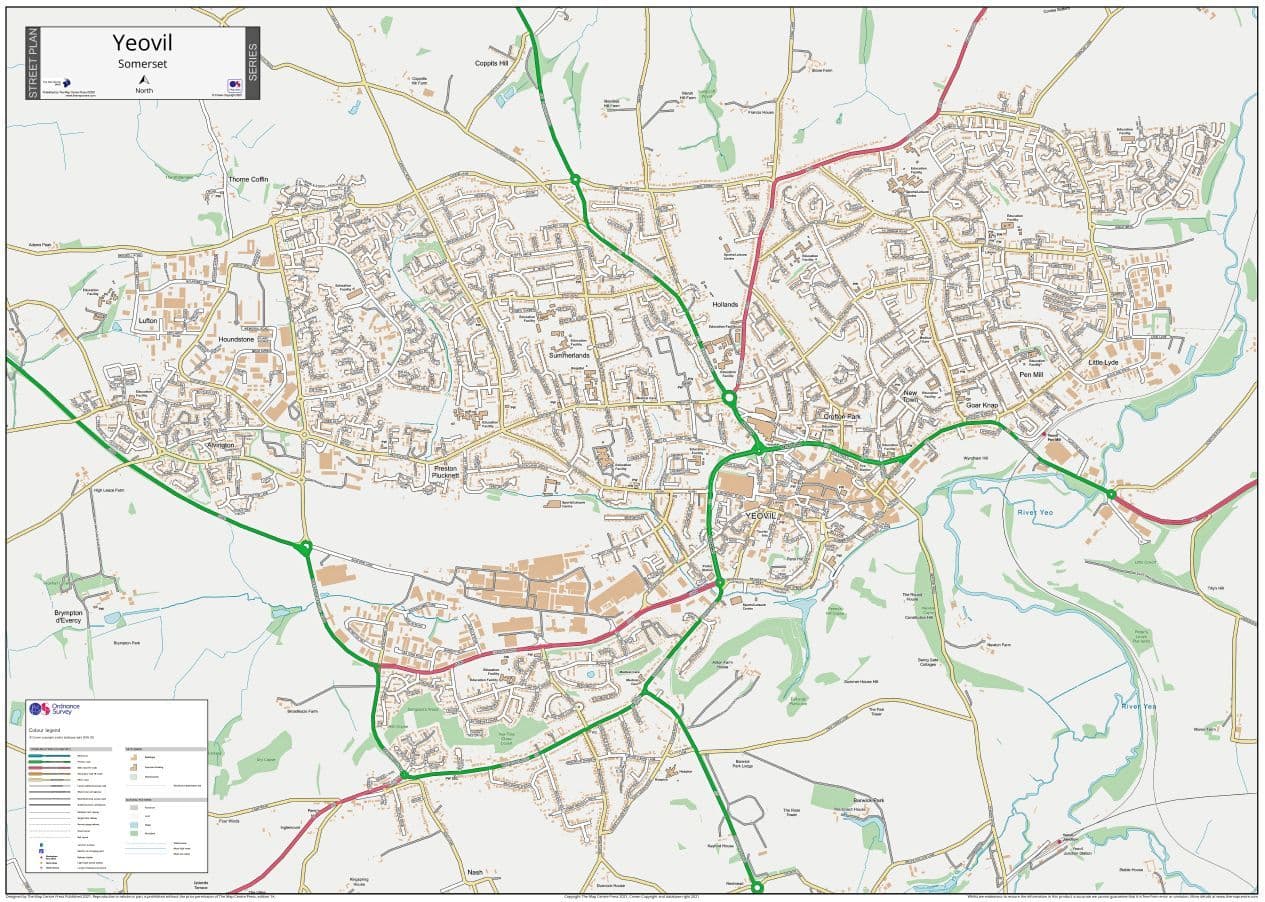 Yeovil Street Map