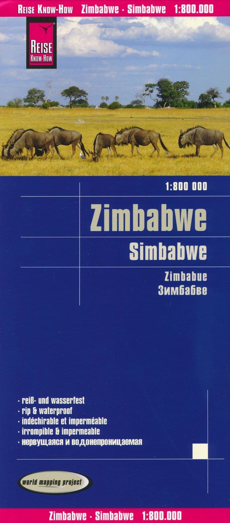 Zimbabwe Road Map - Reise