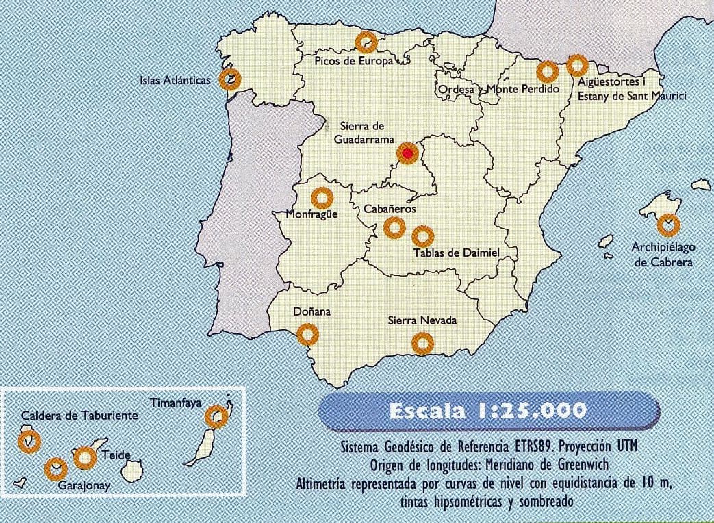 Spain - National Parks & Scenic Areas