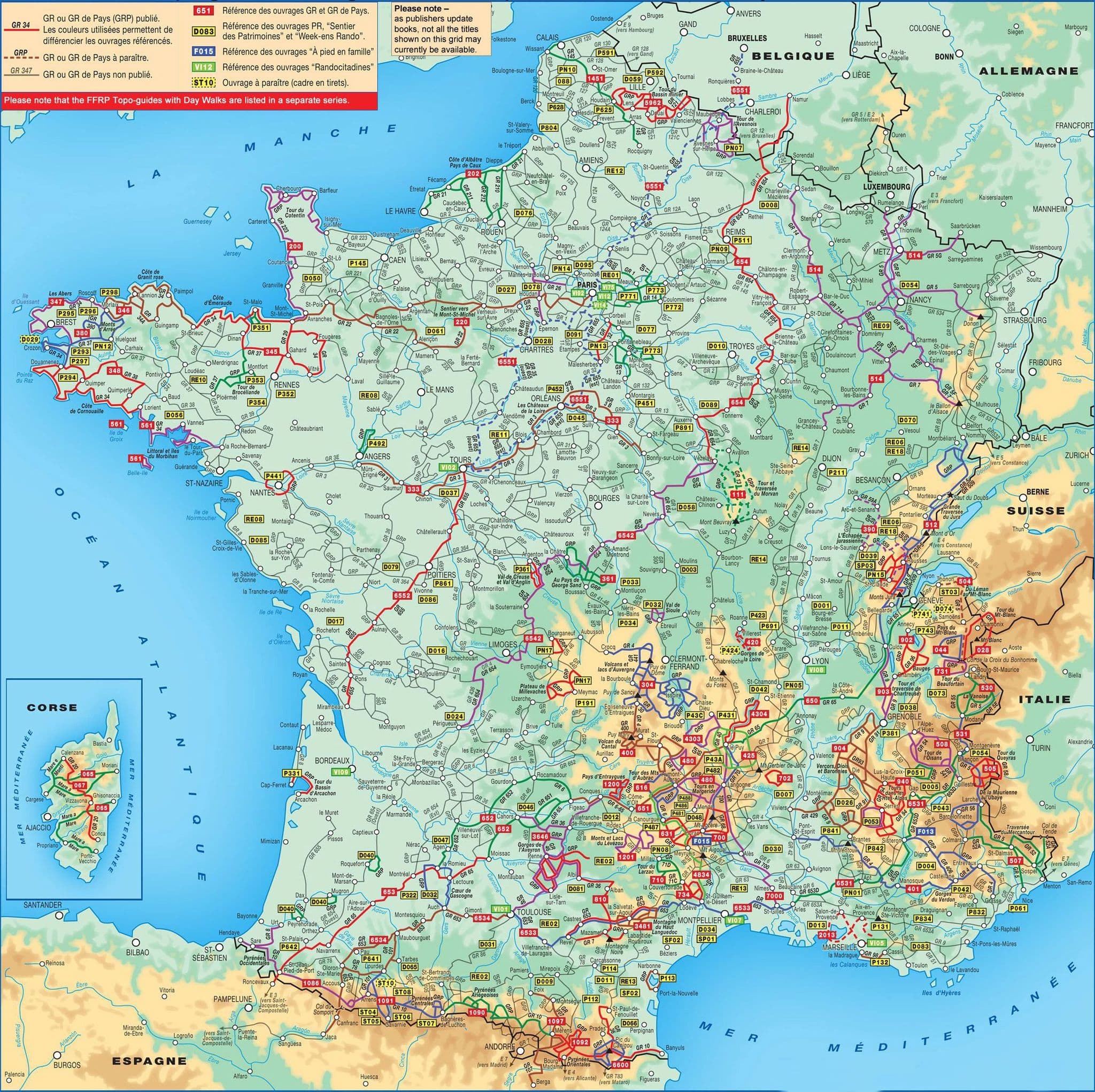 FFRP Walking Guide Books