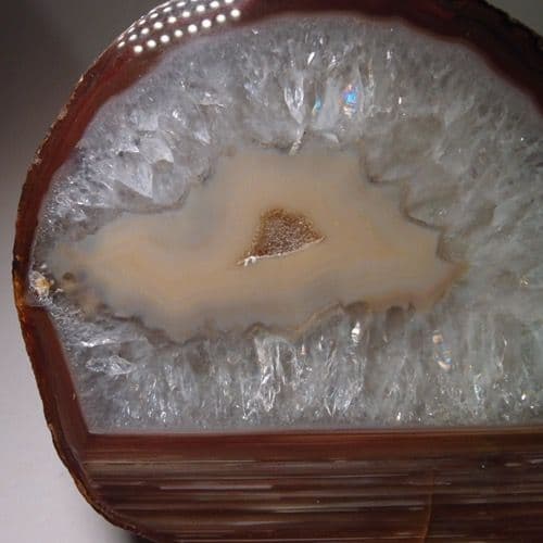 AGATE CUT AND POLISHED THICK SLICE - Brazil