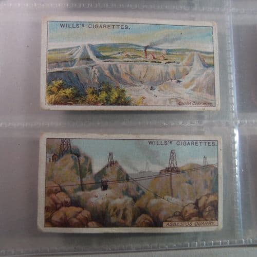 ANTIQUE SET OF MINING CIGARETTE CARDS FULL SET OF 50