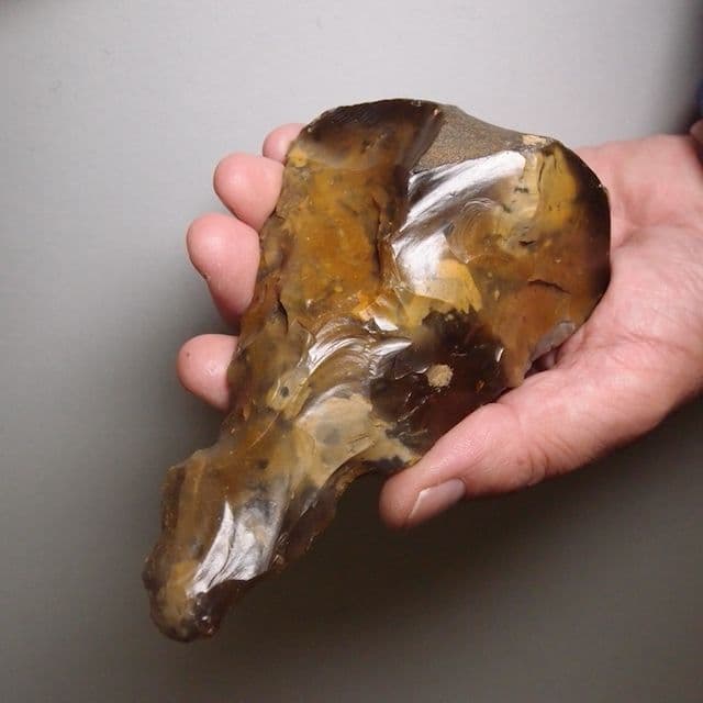 Flint hand-axe Palaeolithic