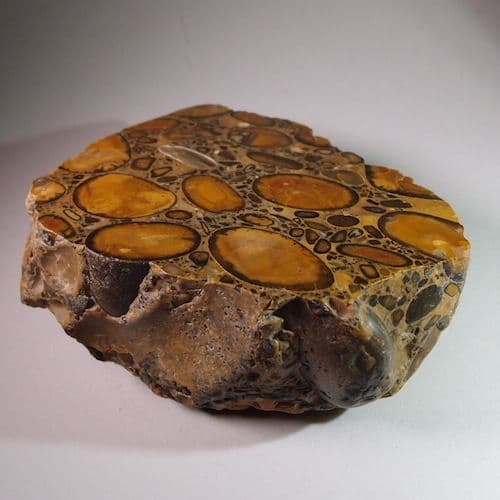 HERTFORDSHIRE PUDDINGSTONE VERY FINE EXAMPLE - Cut and polished