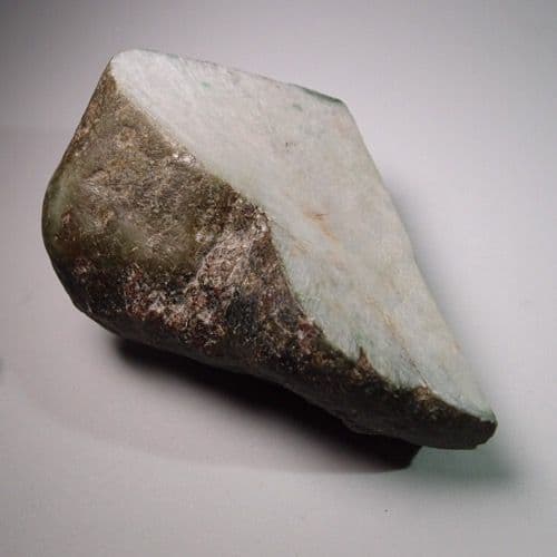 JADE jadeite - section of jadeite cobble - Myanmar Burma