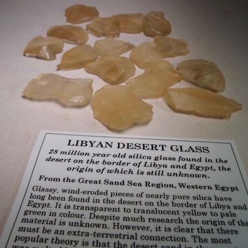 LIBYAN DESERT GLASS 12-13 GRAM PIECES - EGYPT