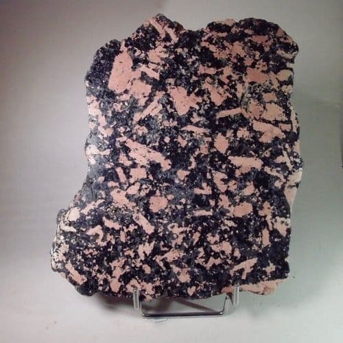 LUXULLIANITE VERY LARGE CUT AND POLISHED SLAB - Luxulyan Cornwall