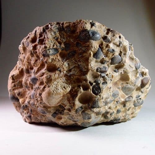 ROMAN PUDDINGSTONE QUERN PART OF - Saffron Walden Essex