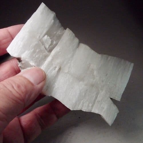 SATIN SPAR - Brightling Gypsum Mine Sussex