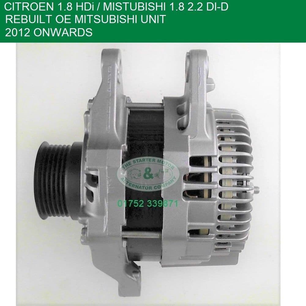 CITROEN C4 AIRCROSS 1 8 HDI ALTERNATOR