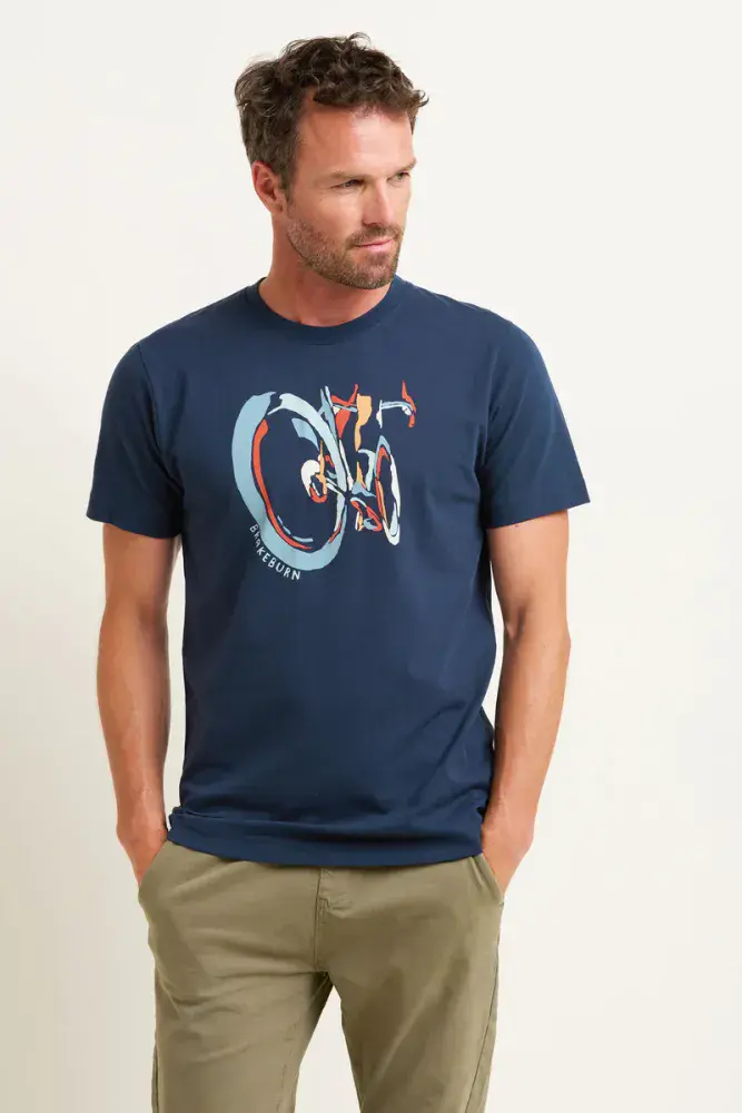 Navy Bike Tee