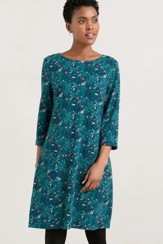 Print Makers Dress Folkloric Floral Atlantic