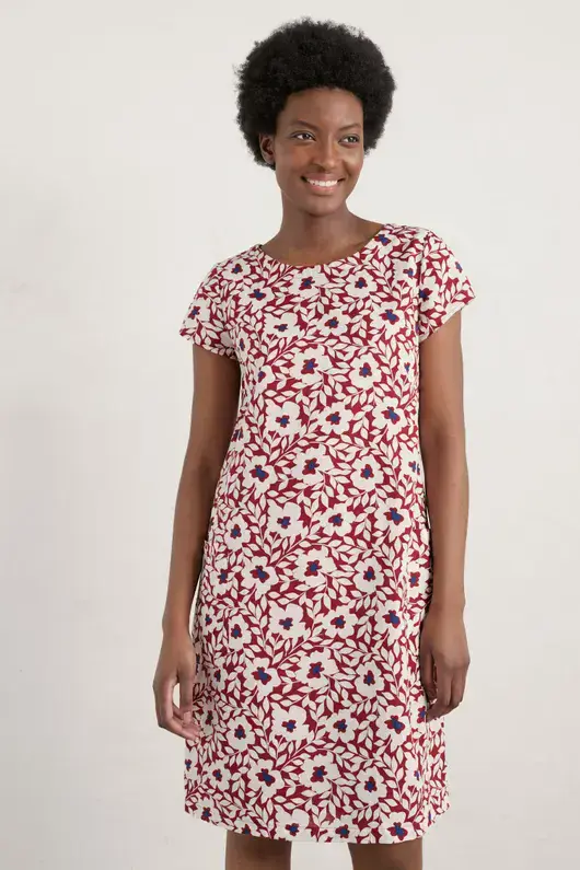 River Cove Dress Wave Poppy Jam
